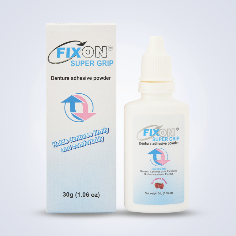 Fixon Super-Grip 30gm to Hold Dentures Securely All Day Long