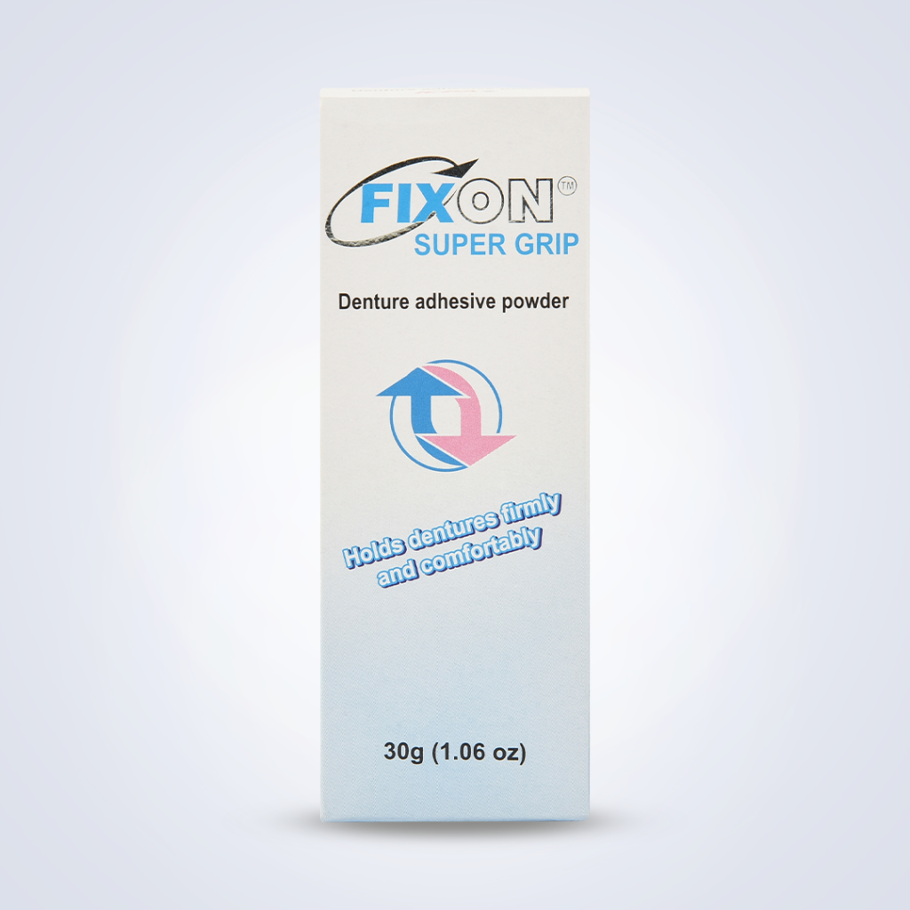 Fixon Super-Grip 30gm to Hold Dentures Securely All Day Long