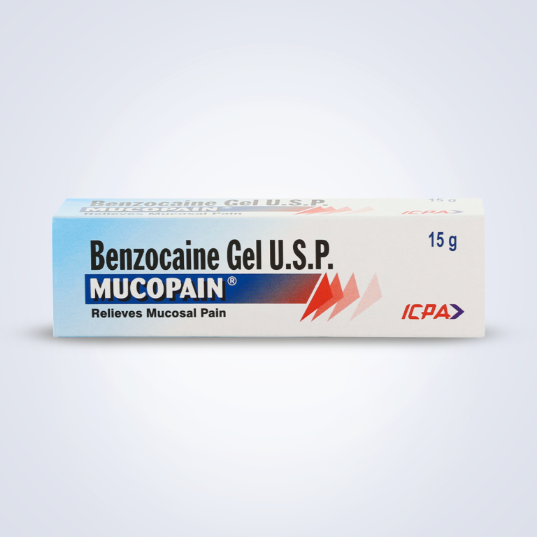 Mucopain - Benzocaine Gel for Mouth Ulcers