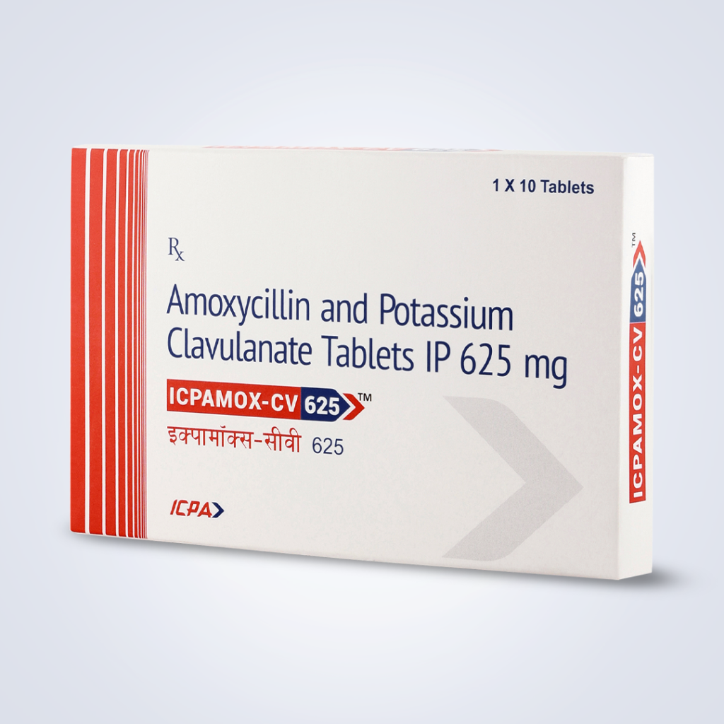 ICPAMOX-CV 625 Pack of 10 Tablet | ICPA Health Products Ltd