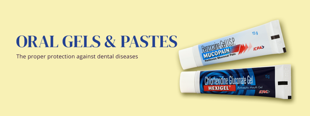 Oral Gels & Pastes - ICPA Health Products Ltd
